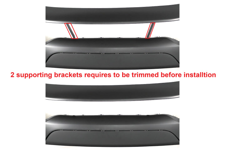 2015-2023 Dodge Charger SRT-8 Hellcat Style Front Bumper w/ Air Cover ...