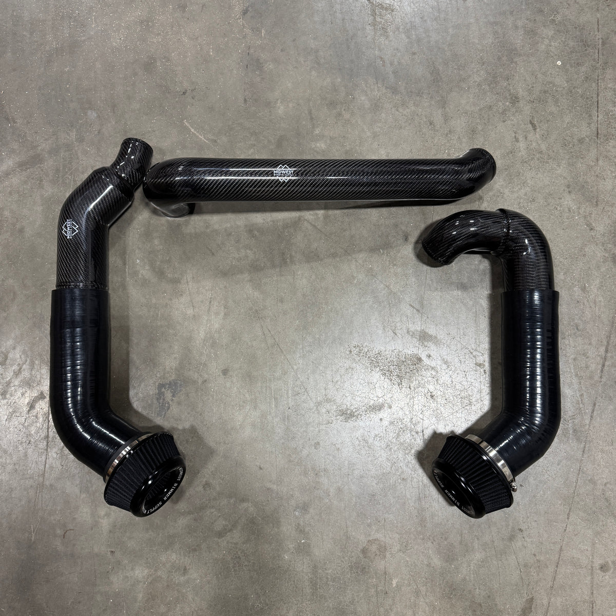 S58 G8X Carbon Fiber Front Mount Intakes - BMW G80 M3 G82 G83 M4 G87 M ...