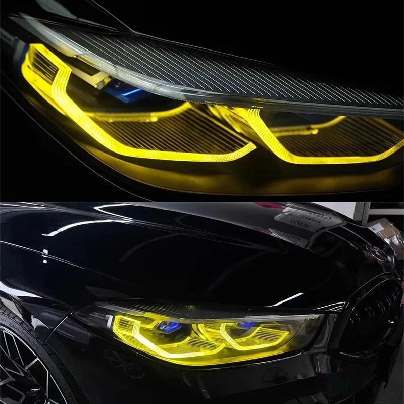 8 Series CSL Style Yellow DRL Modules Laser - BMW M8 M840i M850i ...