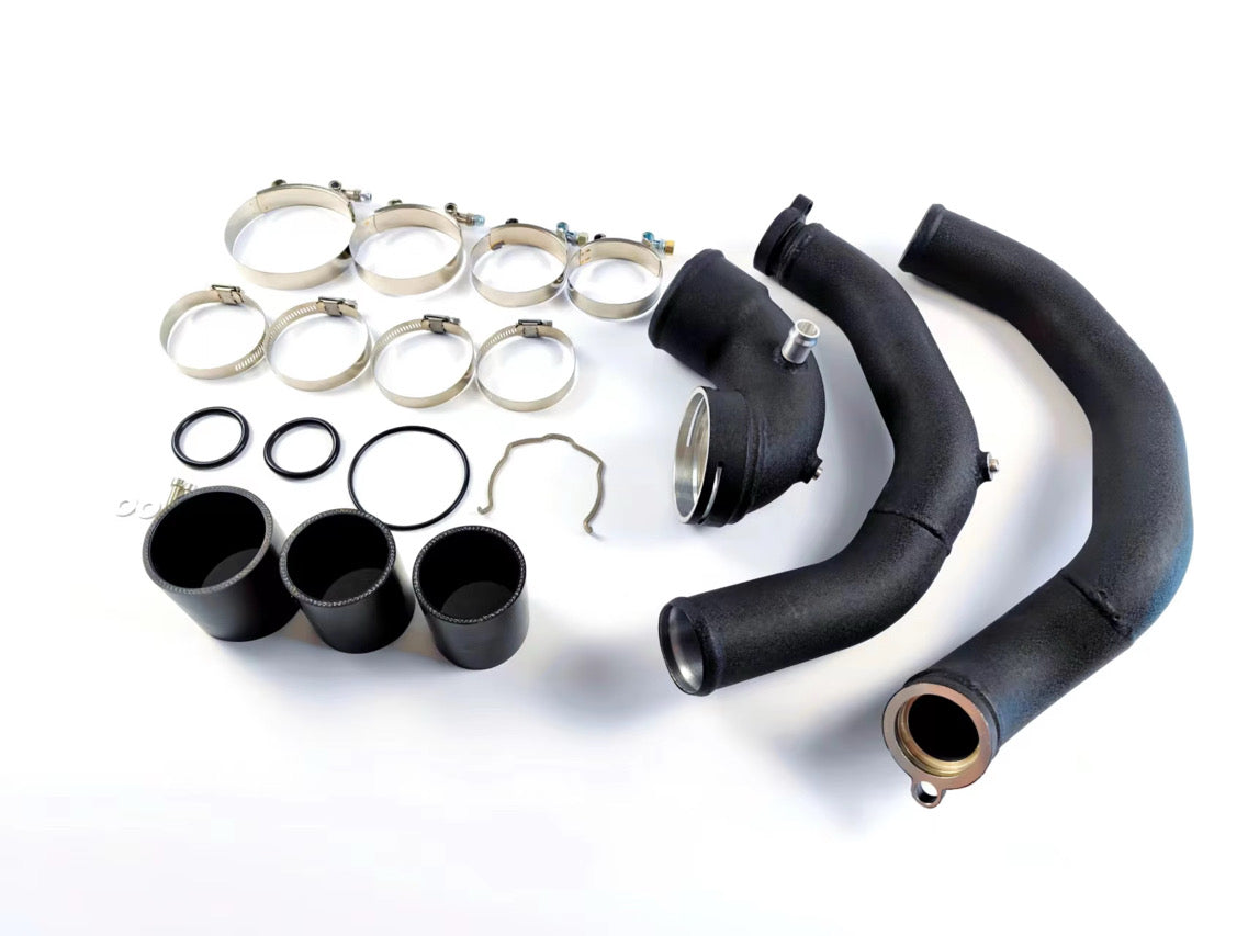 MBS S55 Aluminum Charge Pipe + J Pipe Combo - F80 M3 F82 F83 M4 F87 M2 ...