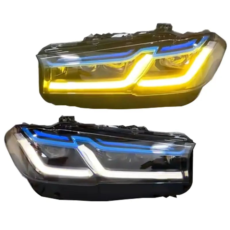 G30 LCI Style Headlights Yellow/White Switchback - F90 M5 G30 G38 5-Se ...