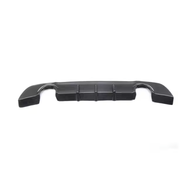 E92 3-Series MP Style Carbon Fiber Rear Diffuser 2 Tips - E92 E93 3-Se ...