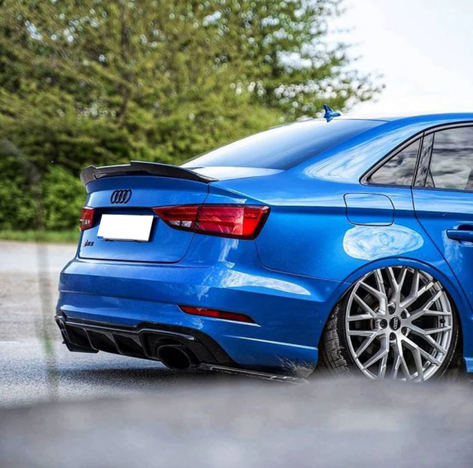 Carbon Fiber PSM Style Trunk Spoiler - Audi 8V A3 S3 RS3 – MidWest ...