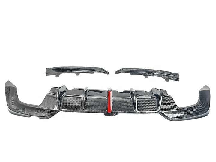 G20 K Style Carbon Fiber Rear Diffuser w/Led Light - G20 3-Series PRE ...